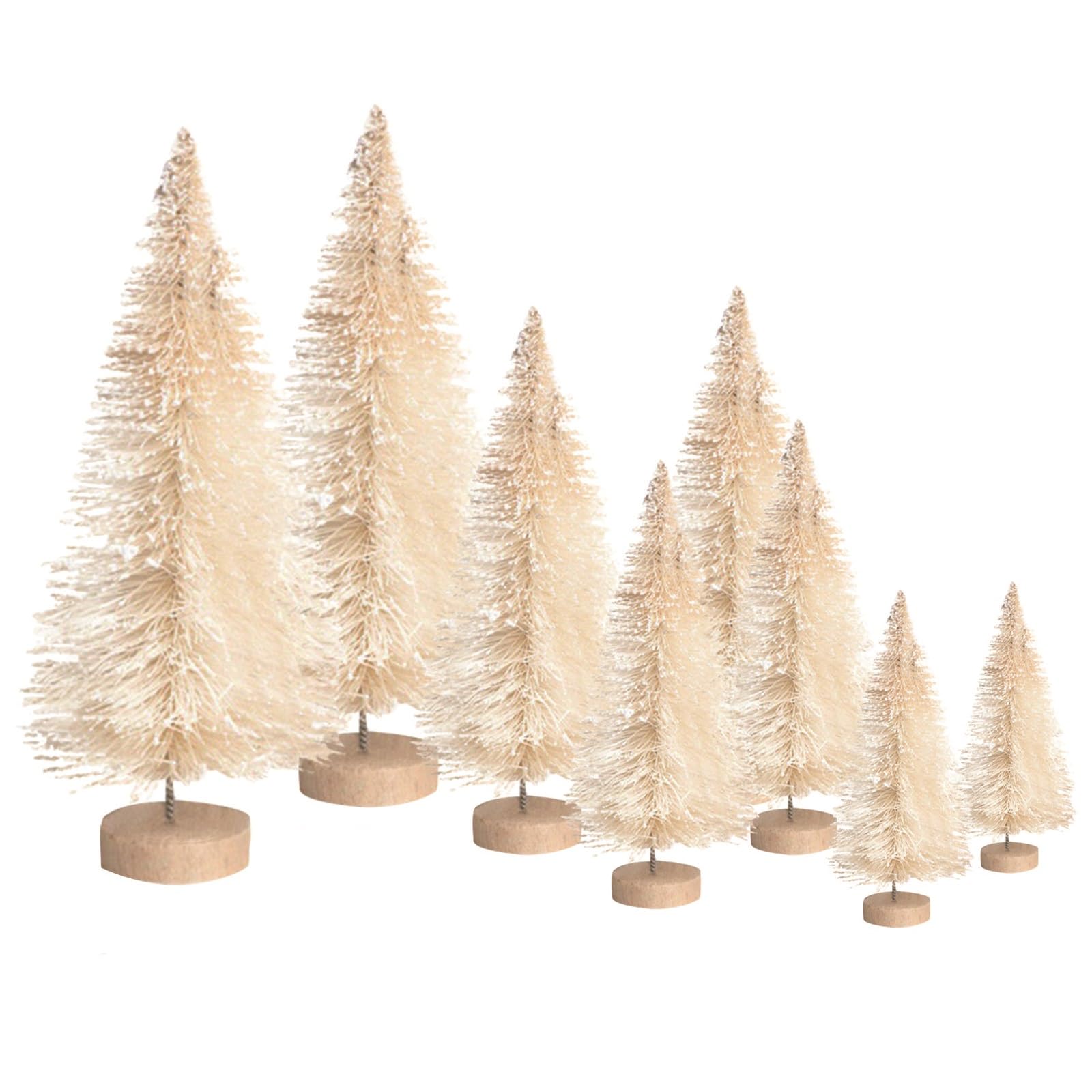 Amazon.com: Mini Christmas Trees, Artificial Christmas Pine Tree Bottle ...