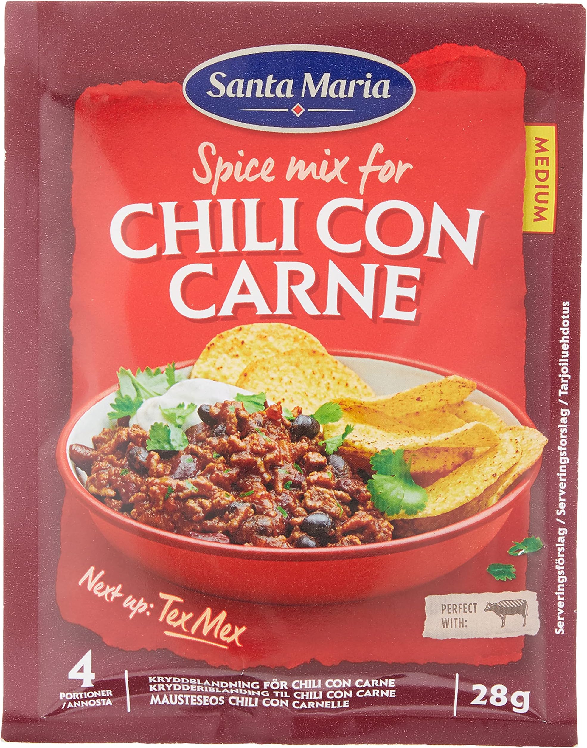 Amazon.com : Chili con Carne mix | Santa Maria | Seasoning Mix for ...