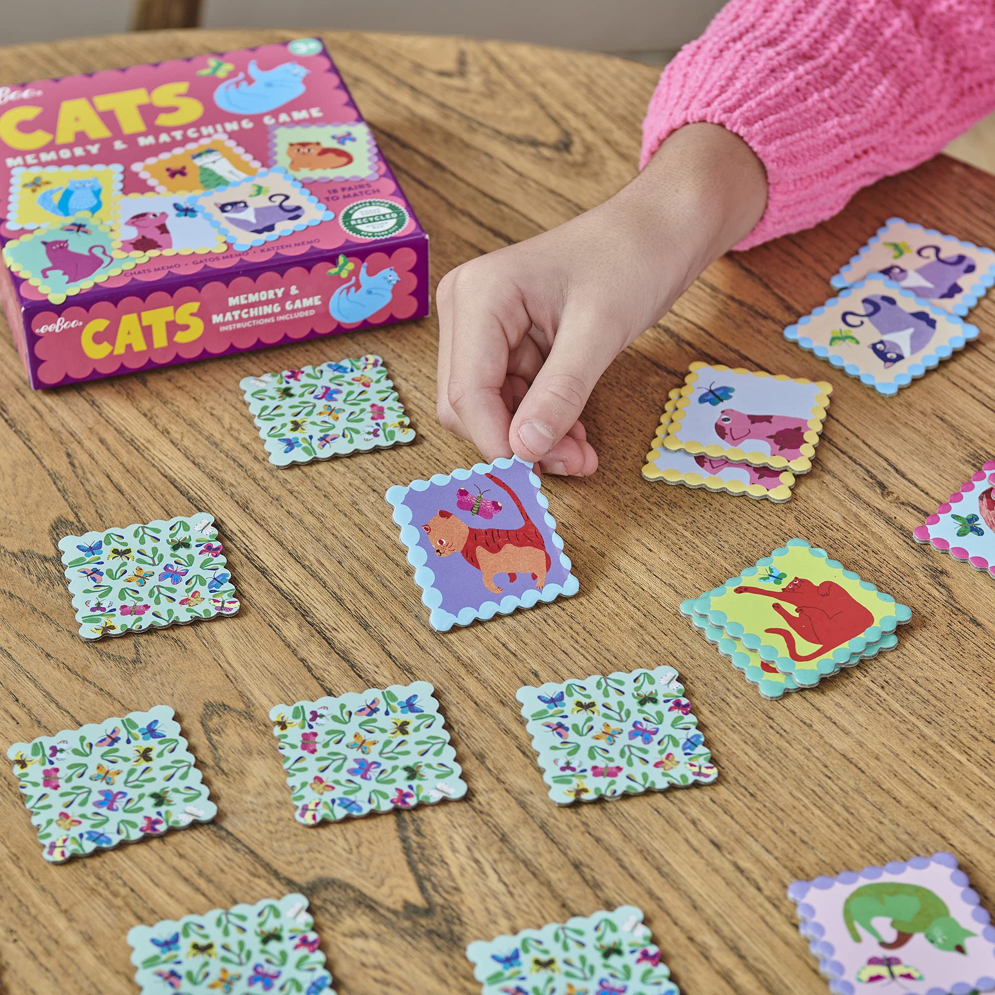 Snapklik.com : Cats Little Square Memory & Matching Game, Developmental ...