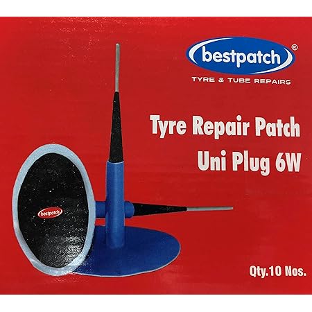 Amazon.com: Bestpatch UniPlug 3/8" Plug Patch Combo for Tire Repairs ...