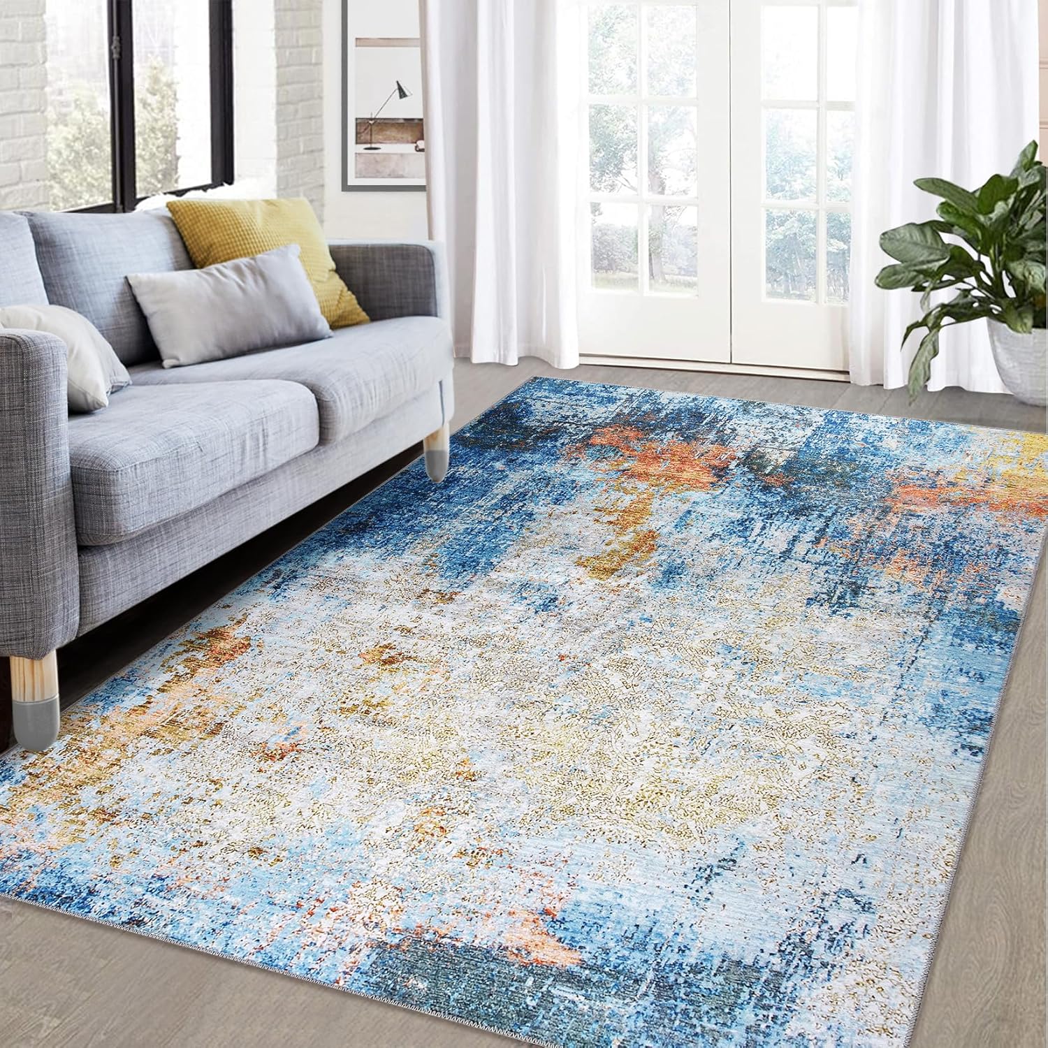 Amazon.com: COZYLOOM Washable Area Rugs 8x10 Rug Modern Area Rug for ...