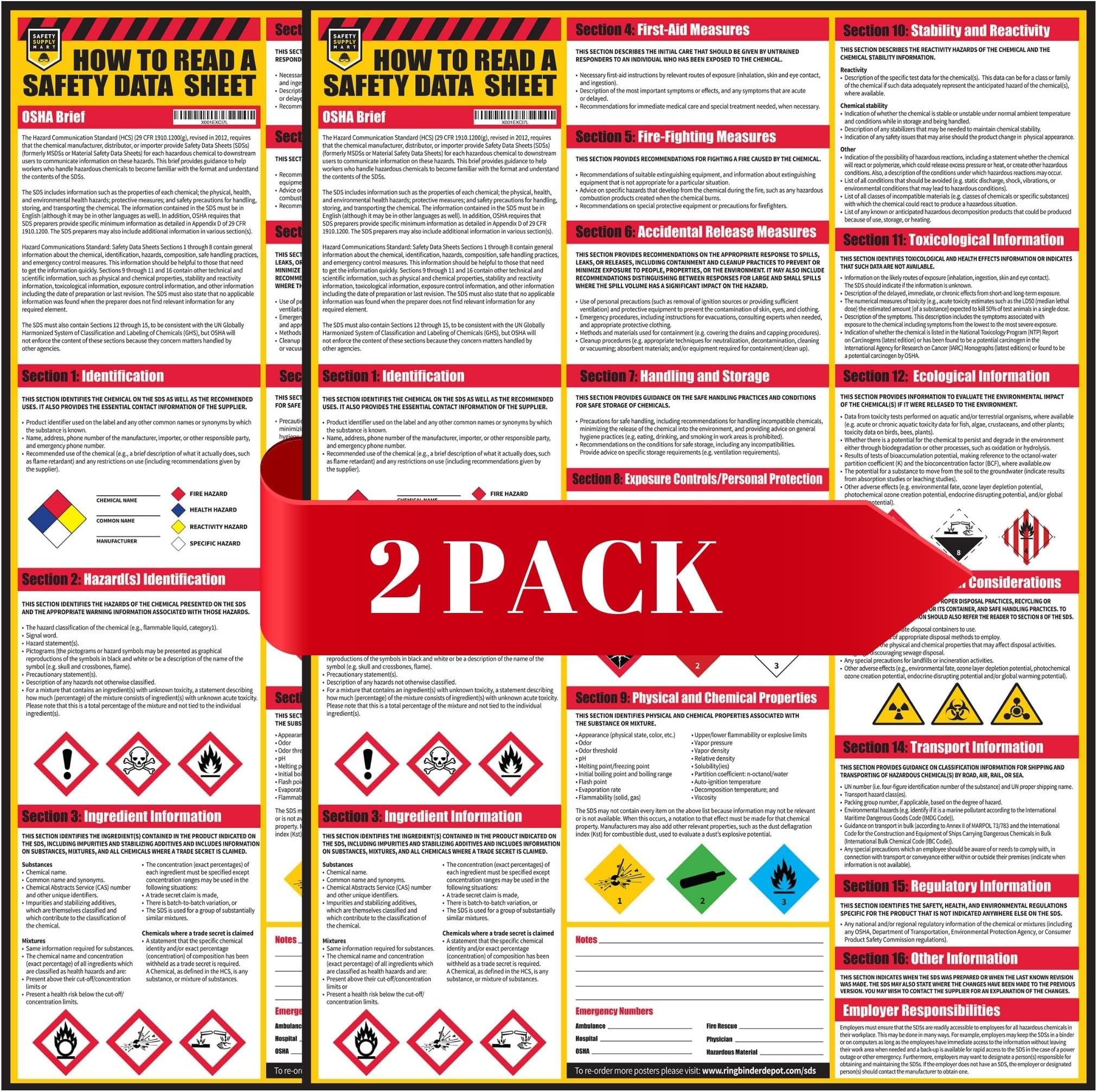 Amazon.com: MSDS Wall Station - 3 Inch 3 Ring Material Safety Data ...