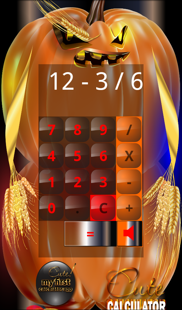 PumpkinCalc HD+ My Cute Talking Pumpkin Calculator - Halloween Gift ...