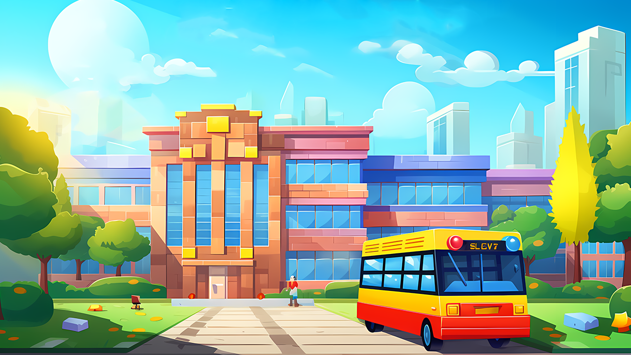 High School Crazy Bus Driving Games - Blocky Bus Driver Simulator 3D ...