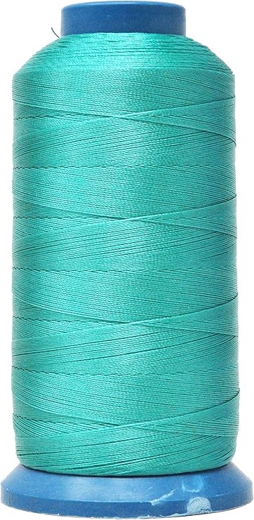 Amazon.com: Mandala Crafts Bonded Nylon Thread Turquoise Heavy Duty ...