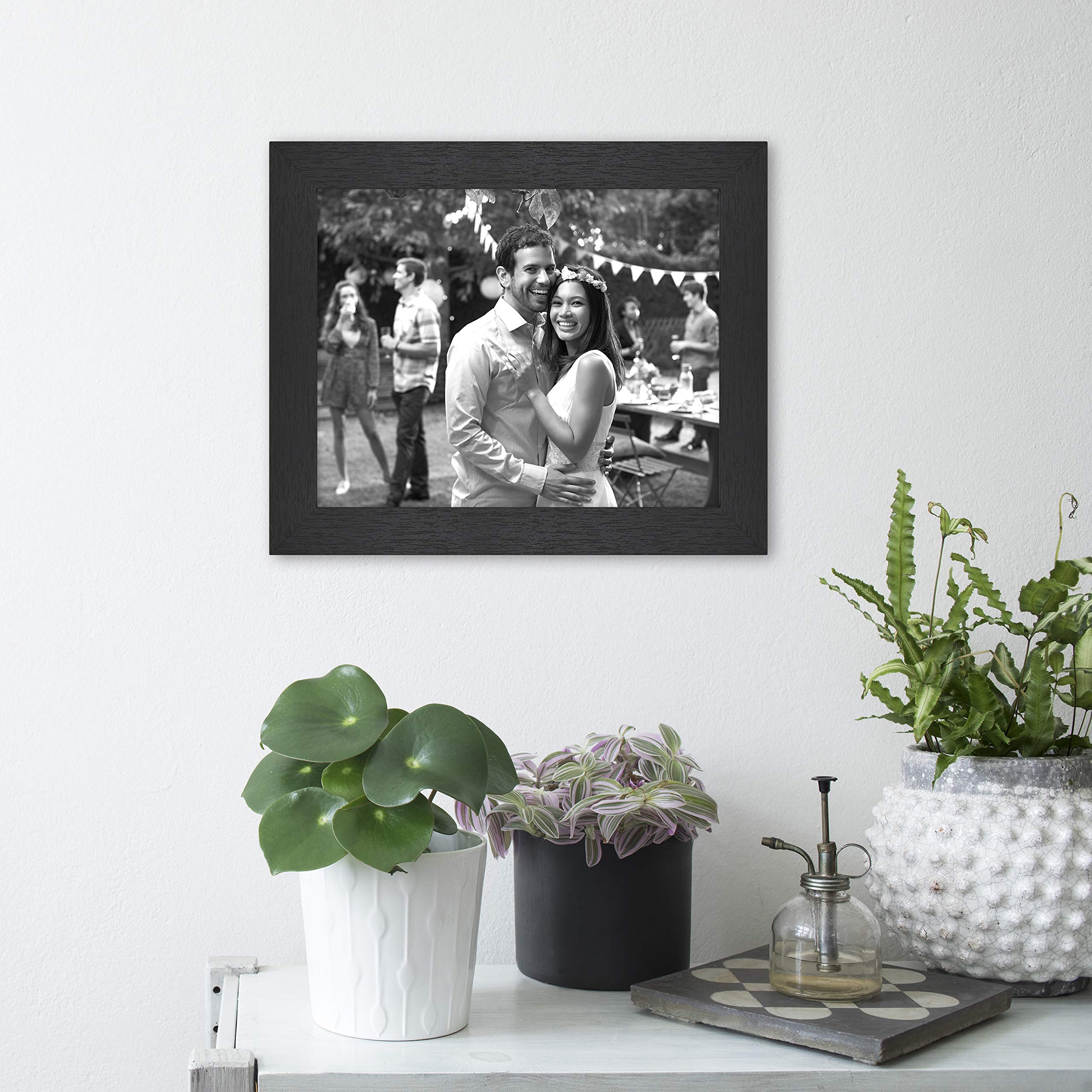 Snapklik.com : MCS Studio Gallery 8x10 Picture Frame Black Woodgrain ...