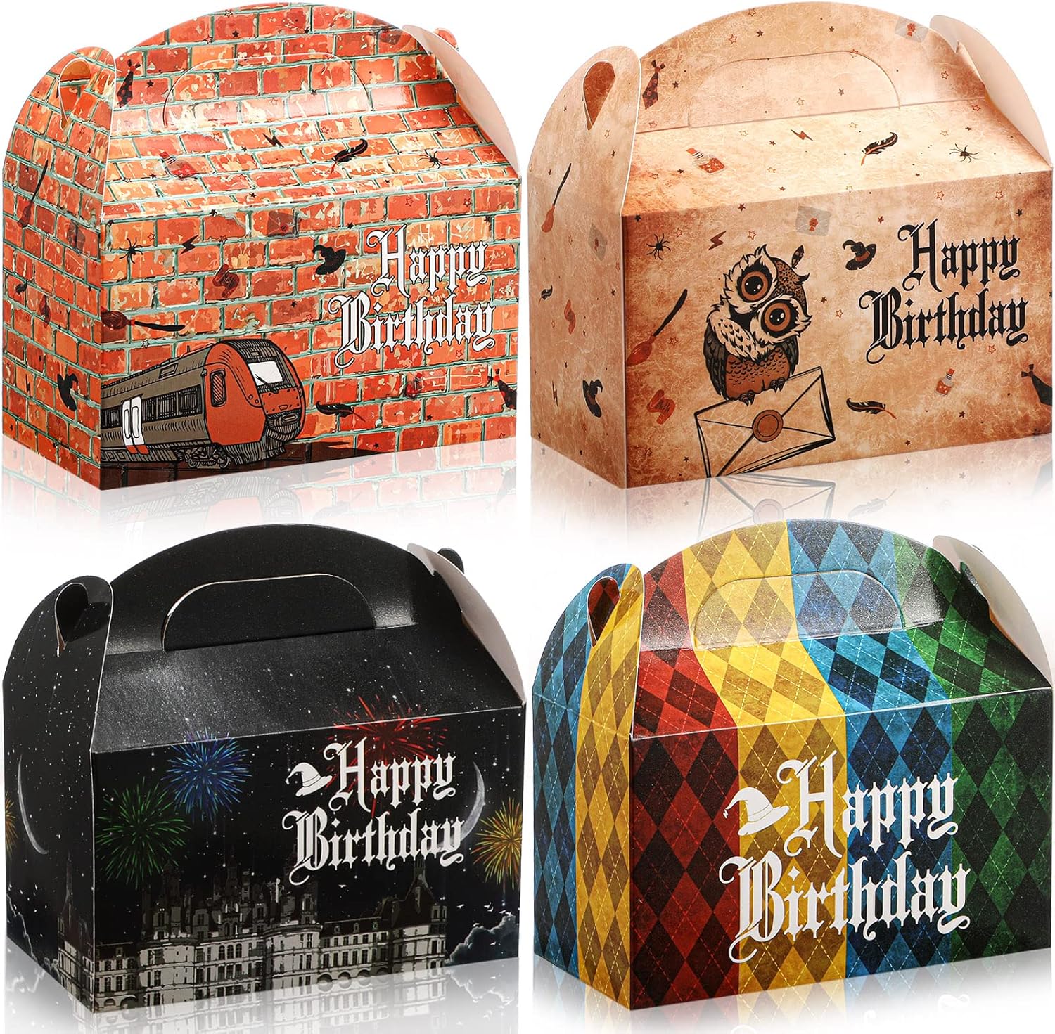 Amazon.com: Fumete 24 Pcs Wizard Party Gift Boxes Halloween Wizard ...