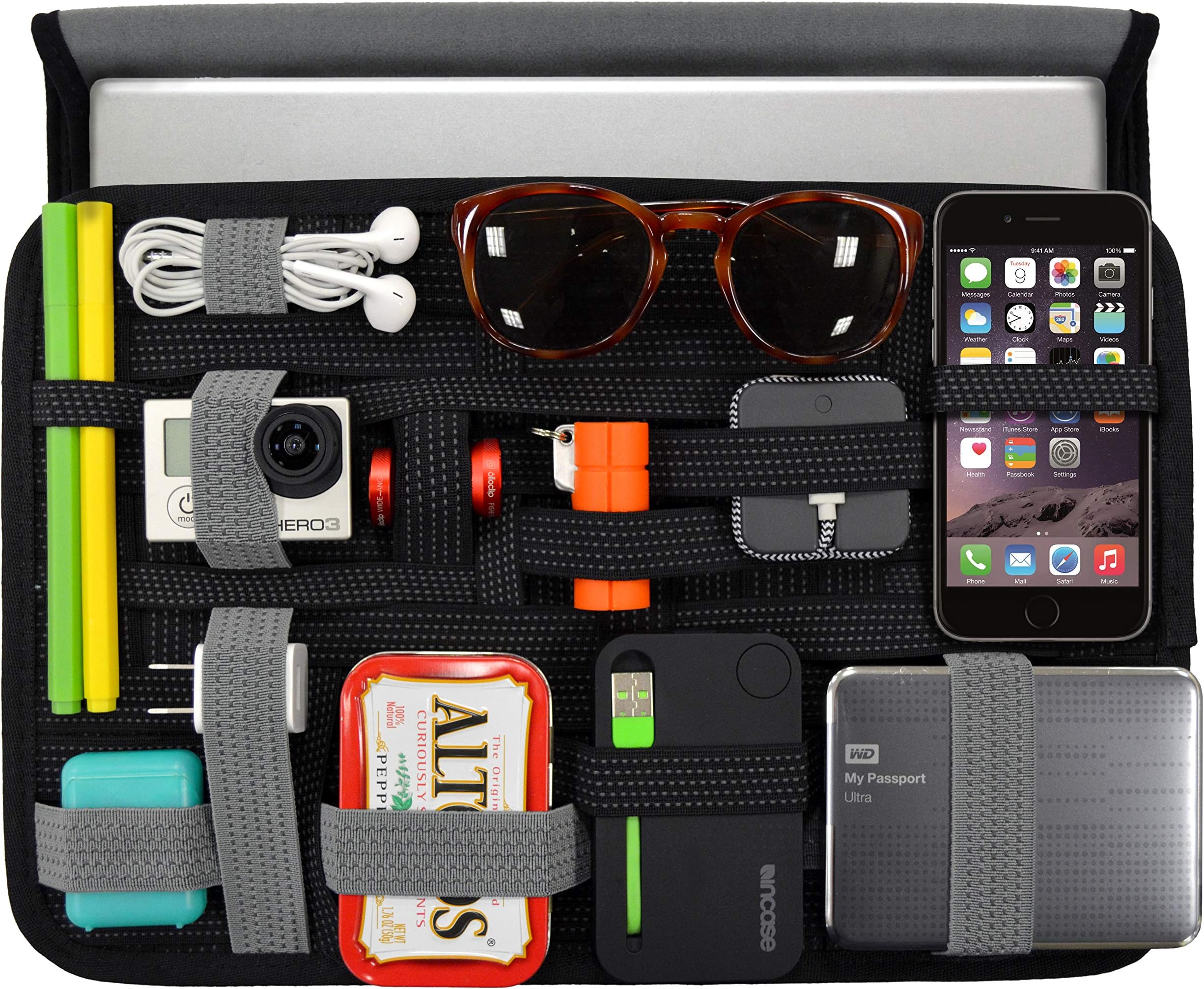 Cocoon GRID-IT - 8" iPad Mini Hülle & Organizer mit elastischen Bändern ...