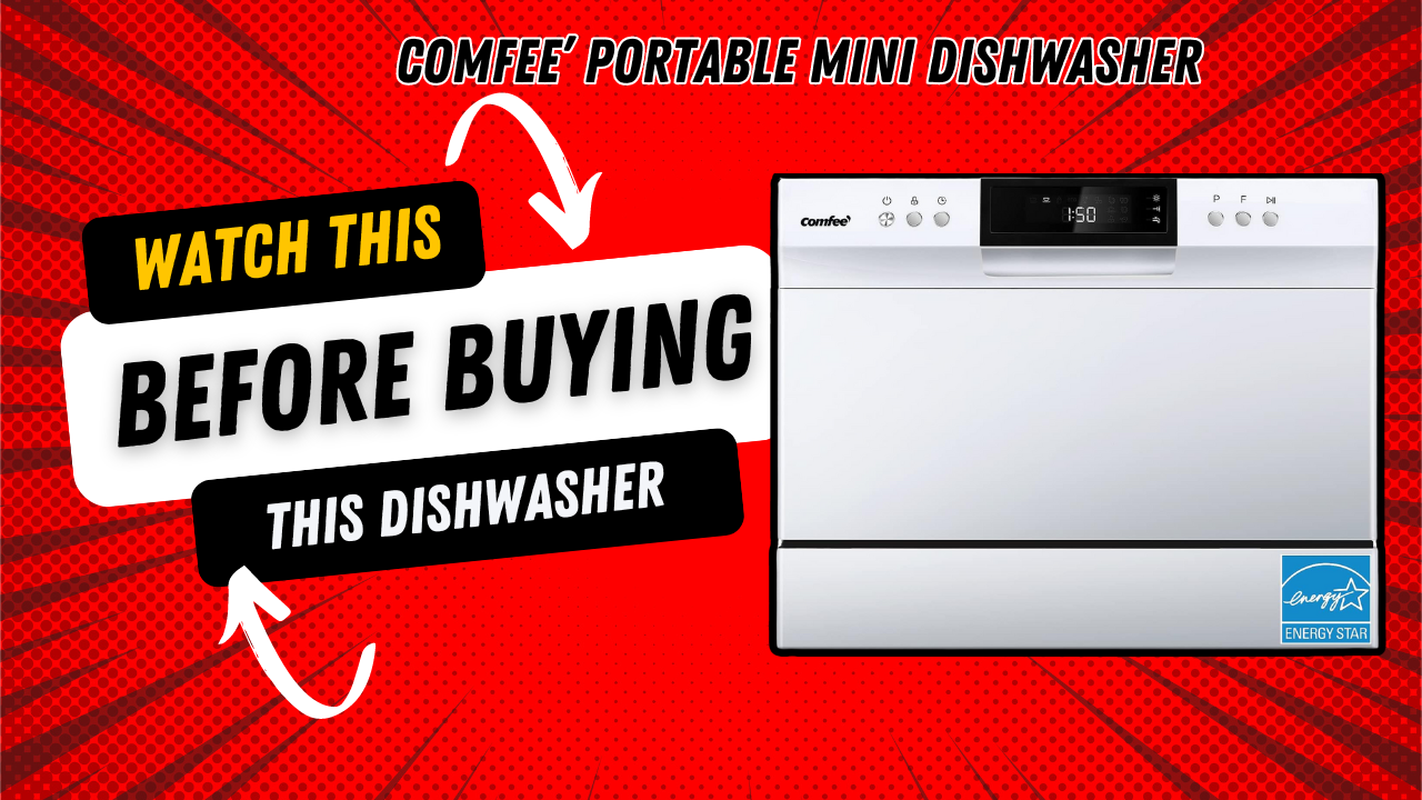 Watch COMFEE’ Portable Mini Dishwasher Unboxing Review on Amazon Live