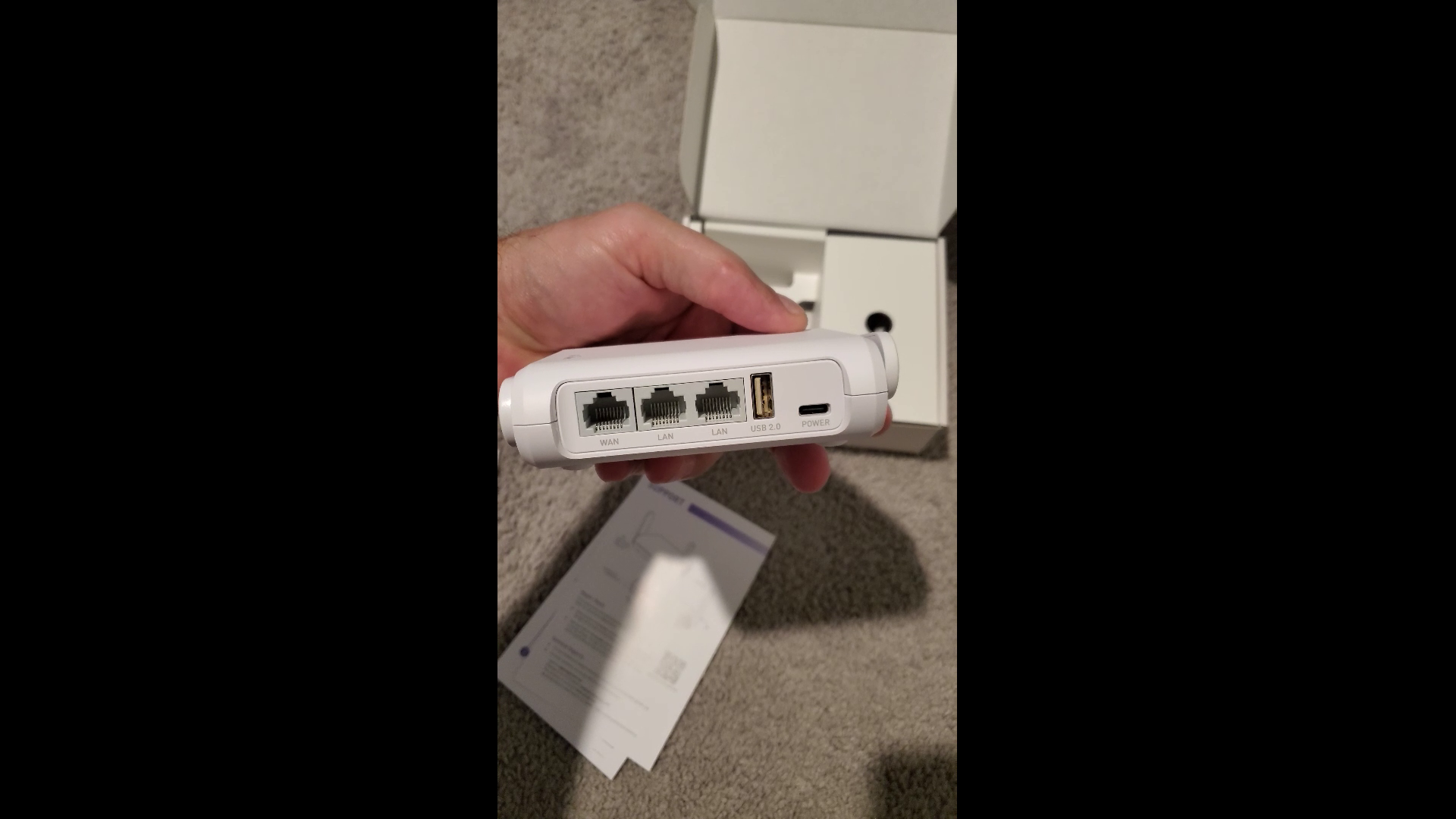 Welch Products tests GL-SFT1200 Opal travel router: Unboxing, setup ...