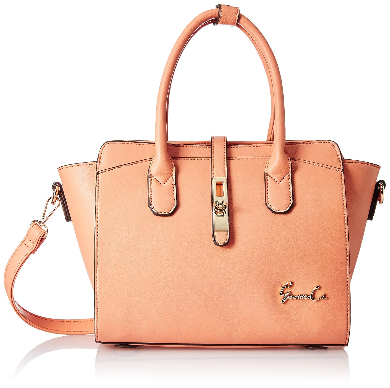 Gussaci Italy Women Handbag (D. Peach) : Amazon.in: Shoes & Handbags