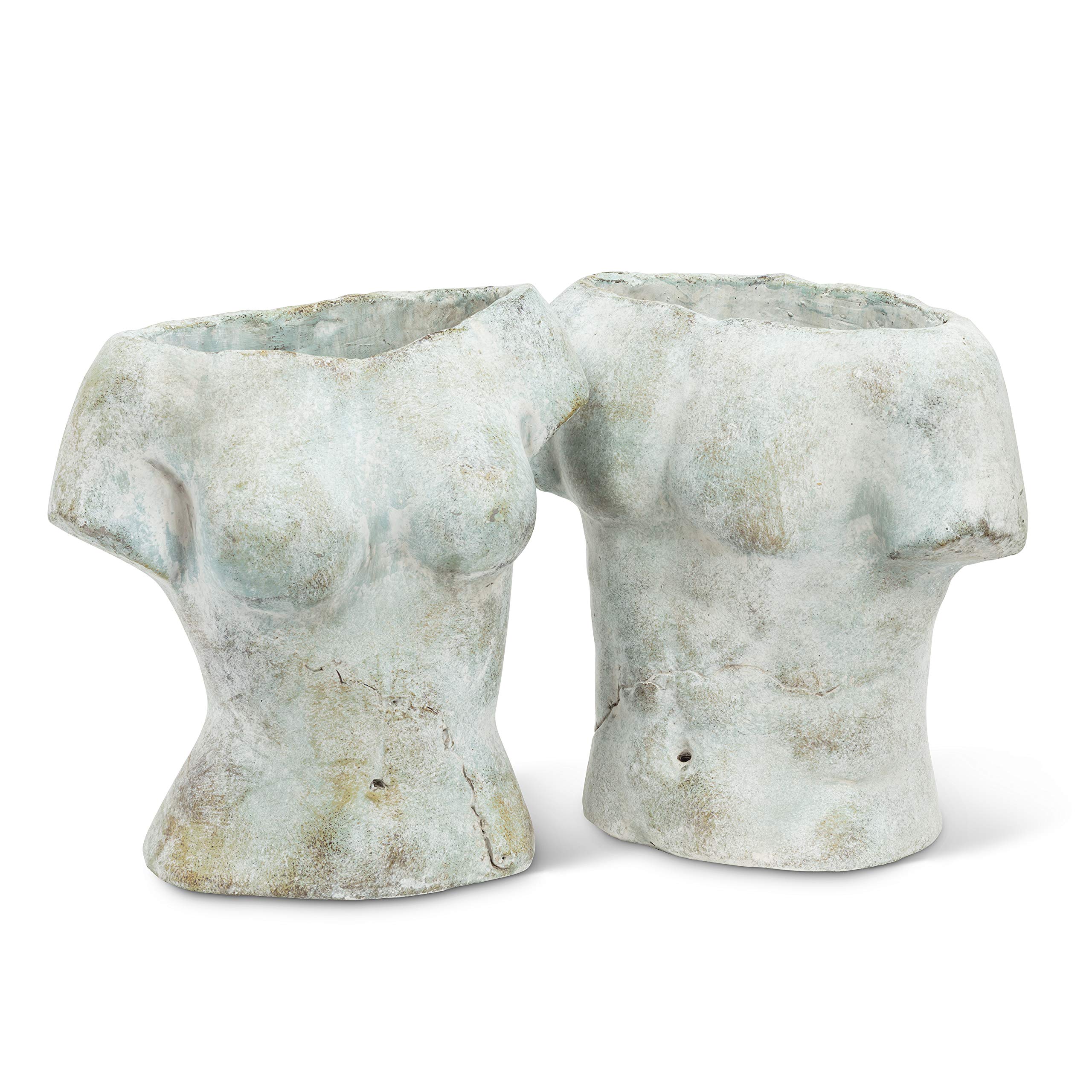 Snapklik.com : Abbott Collection 27-ATHENS-800 Female Torso Planter-9 H