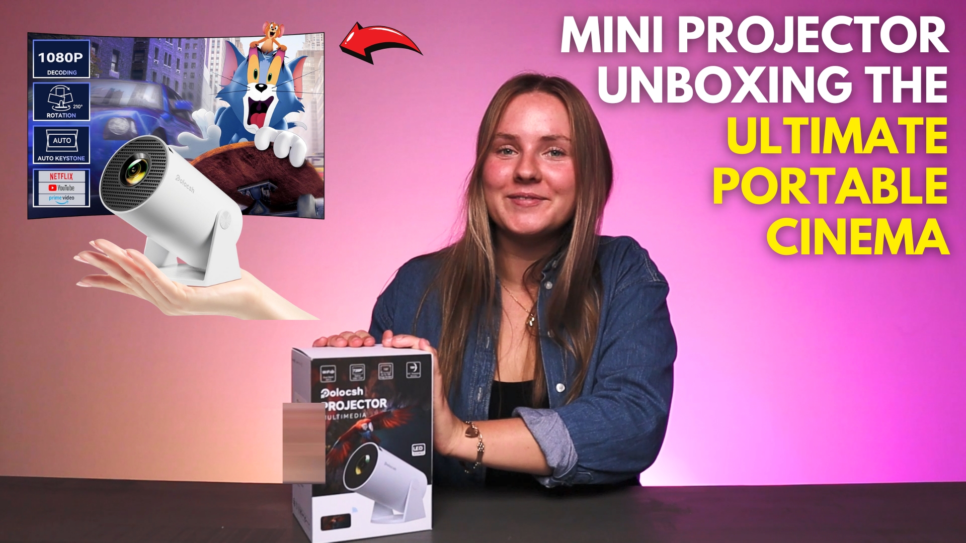 Watch Mini Projector Unboxing - The Ultimate Portable Cinema! on Amazon ...