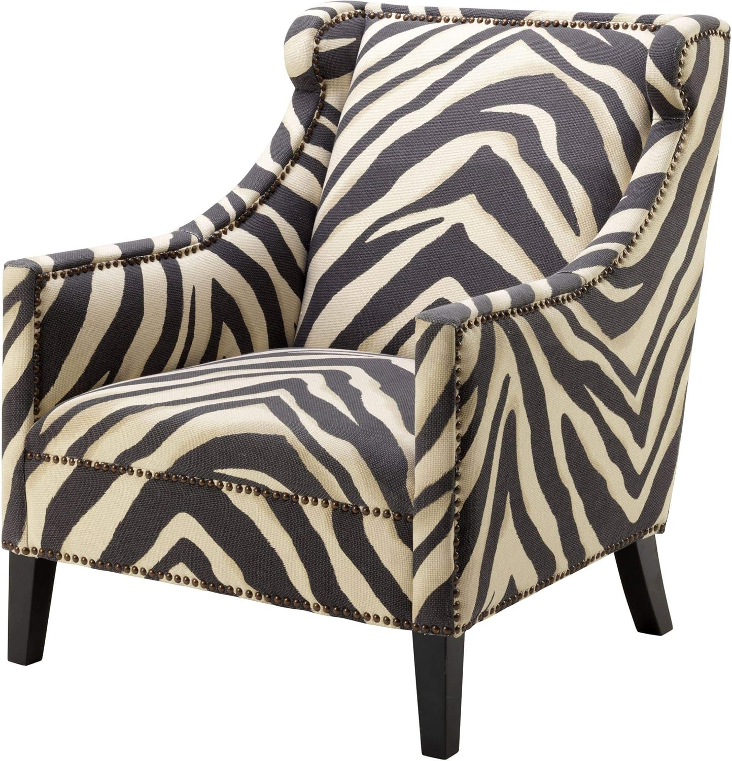 Amazon.com: Zebra Print Upholstered Living Room Arm Chair | Eichholtz ...