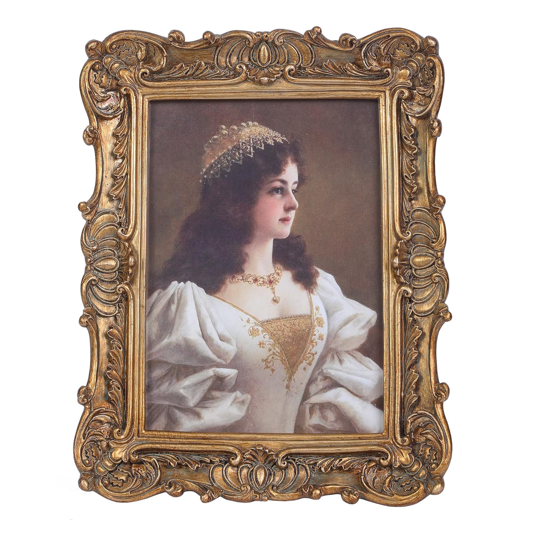 Amazon.com - S GMOMENT Vintage Picture Frames 5x7 Antique Frames ...
