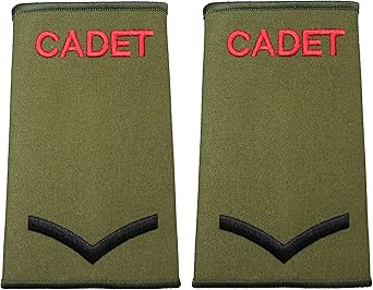 Amazon.com: Epic Militaria British Army Olive Green Cadet Rank Slides ...