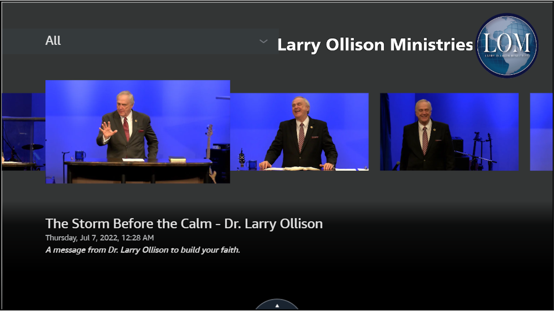 Larry Ollison Ministries - App on Amazon Appstore