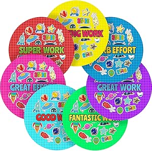 Space Planets Rockets Aliens Reward Sticker Labels Children Parent ...