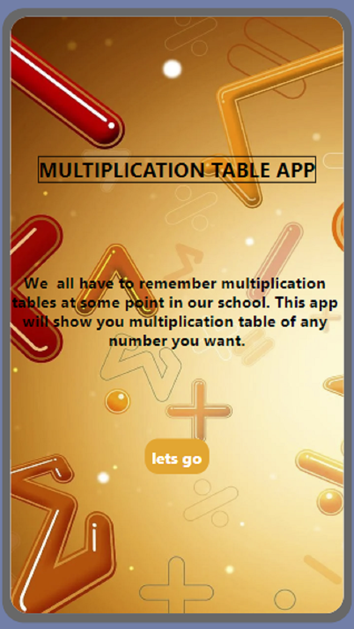 MULTIPLICATION TABLE APP by Hadassah - App on Amazon Appstore