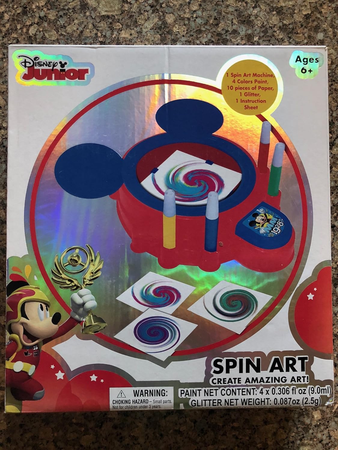 Disney Mickey Mouse Spin Art Set : Amazon.in: Toys & Games