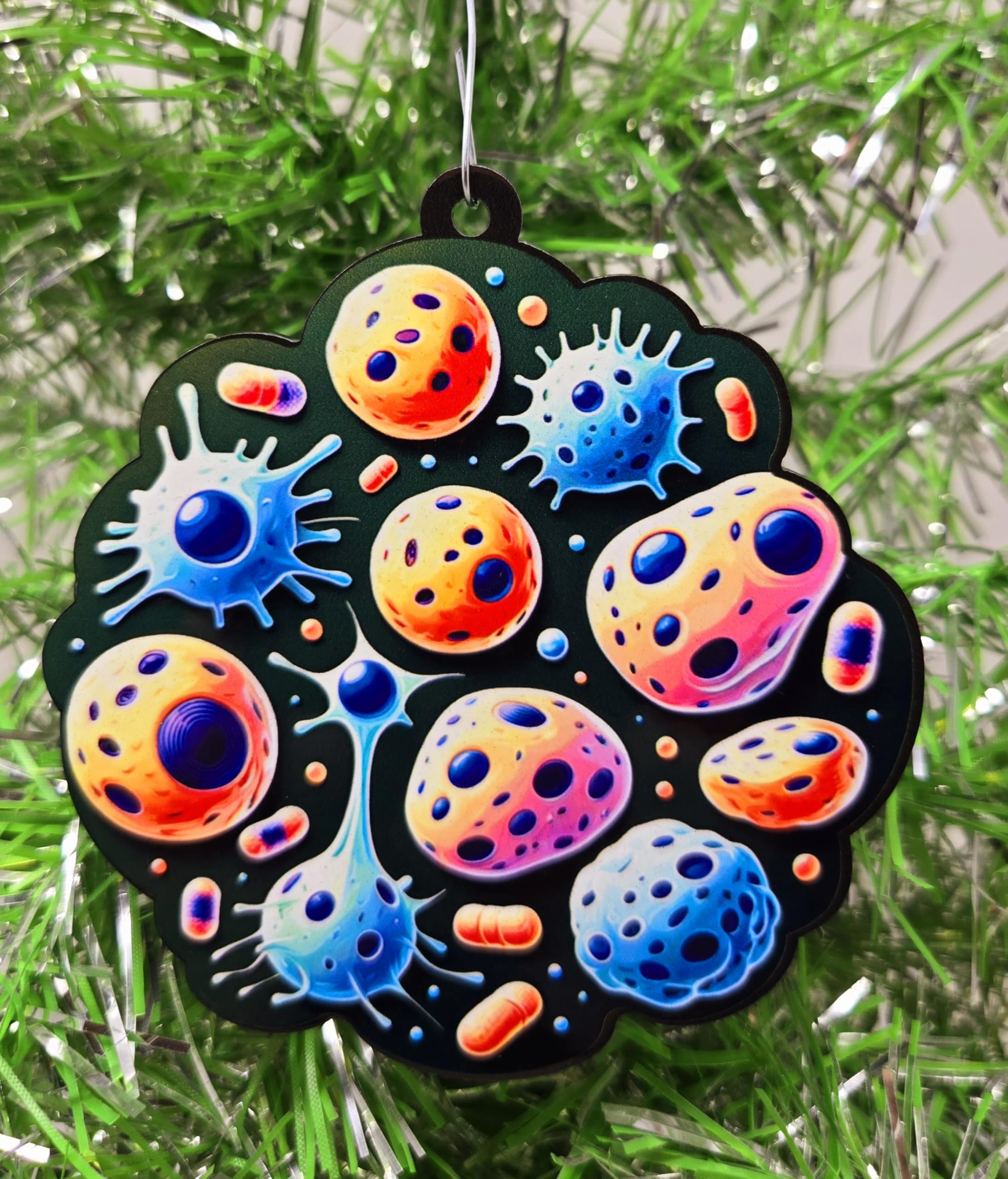 Amazon.com: Science Ornament - Virus Cells Christmas Ornament : Home ...