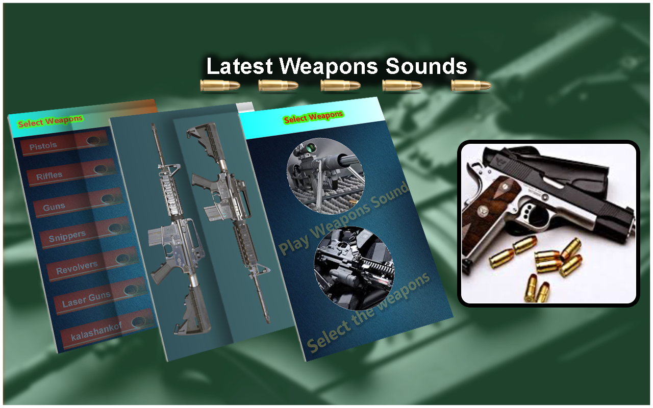 Aplicación Gun Sound Real weapon shot simulator en Amazon Appstore