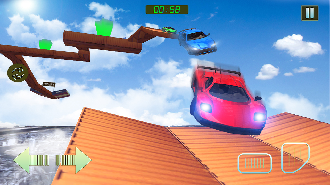 Impossible Stunts Racing Car Free: 3D Sky Tracks - App on Amazon Appstore