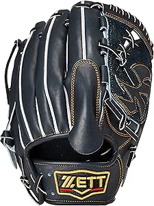 Amazon.co.jp: ZETT BPROG411 Hard Baseball Glove for Pro Status Pitcher Right Throw : Sports ...