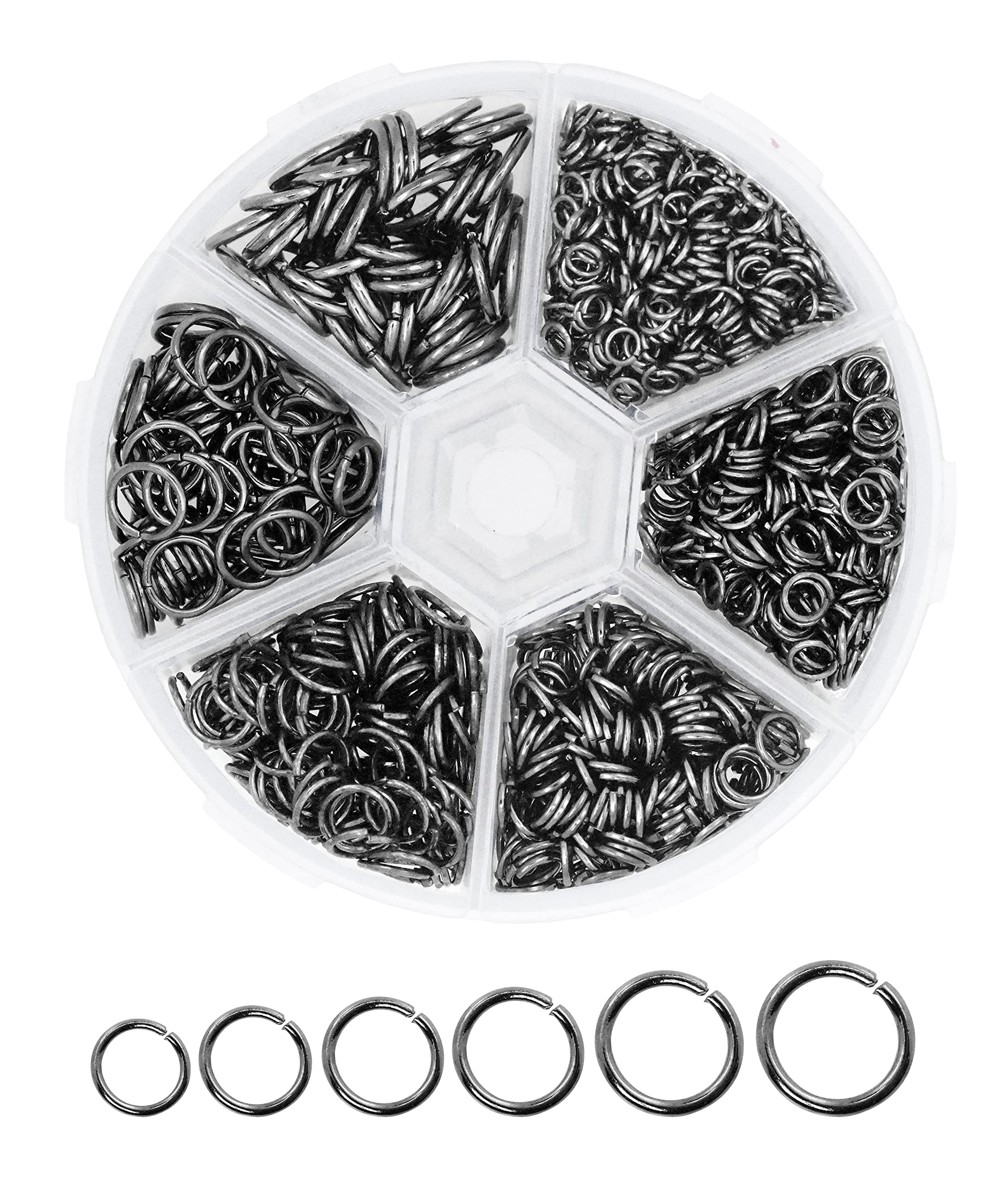 Amazon.com: Mandala Crafts Small Jump Rings for Jewelry Making – Metal ...