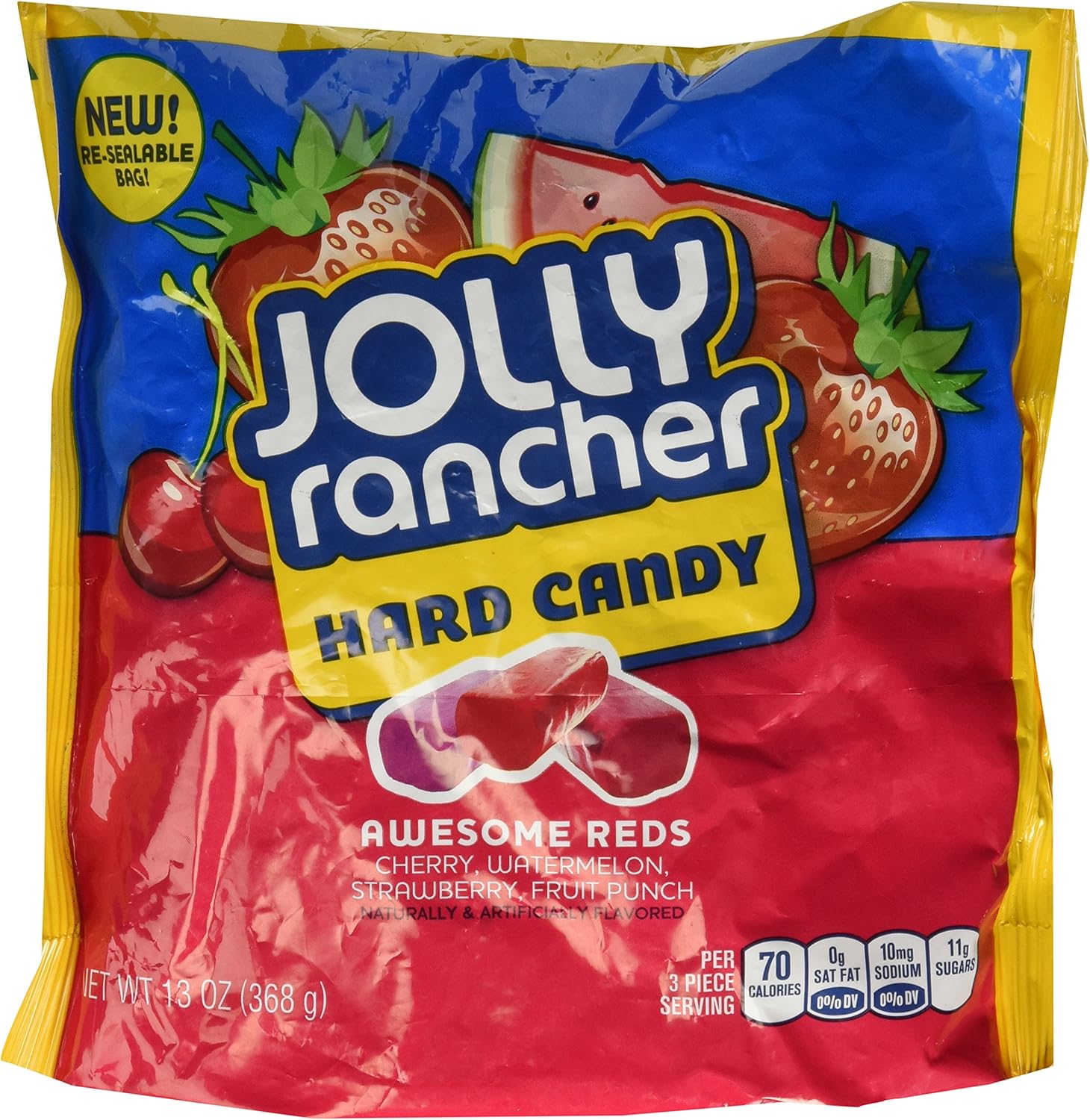 Jolly Rancher caramelo duro, impresionantes rojos, 13 oz : Amazon.com ...