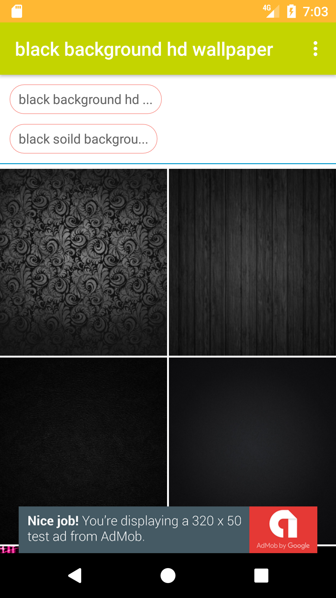 Black Background HD FREE Wallpaper - App on Amazon Appstore