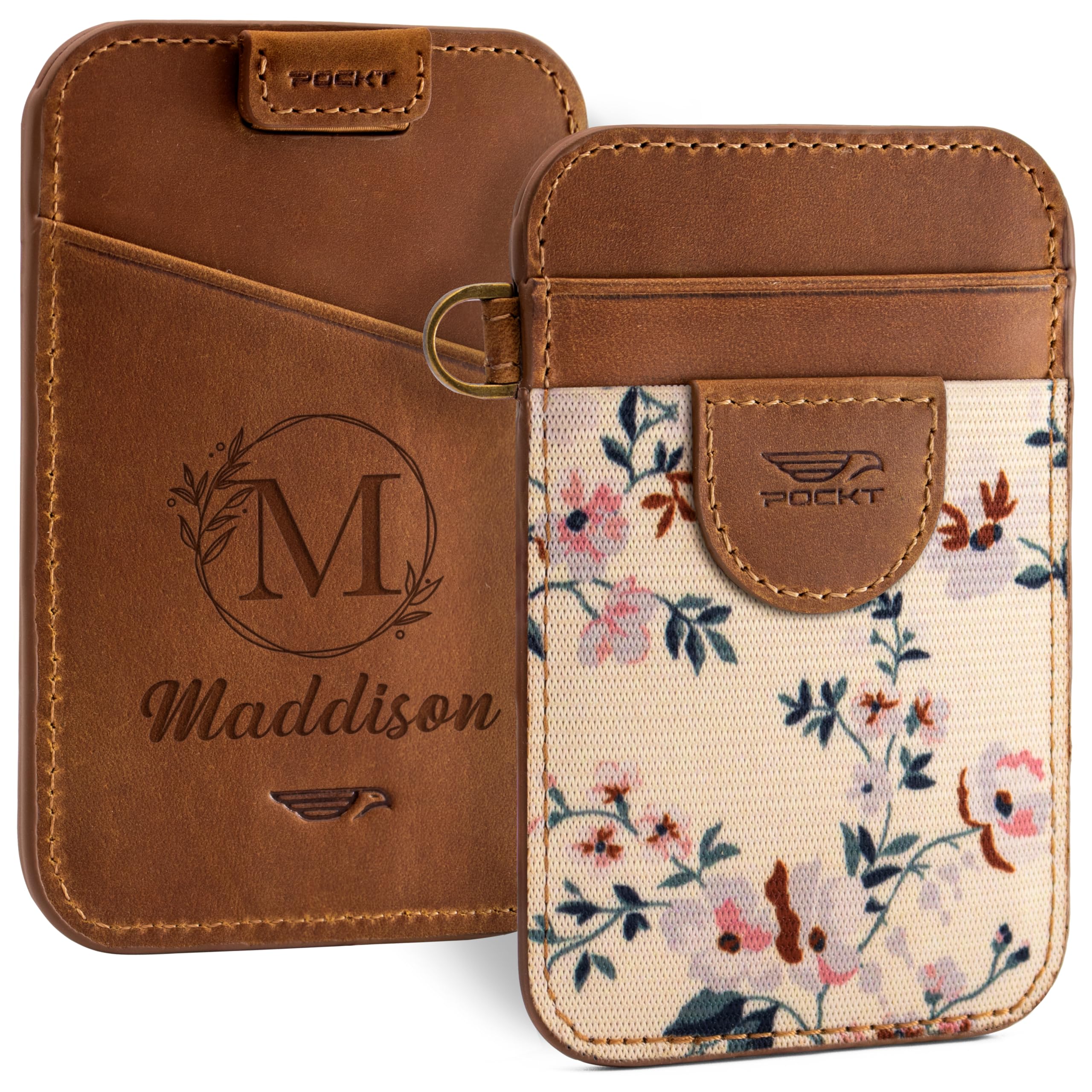 Amazon.com: POCKT Custom Wallets for Women and Men Personalized Wallet ...