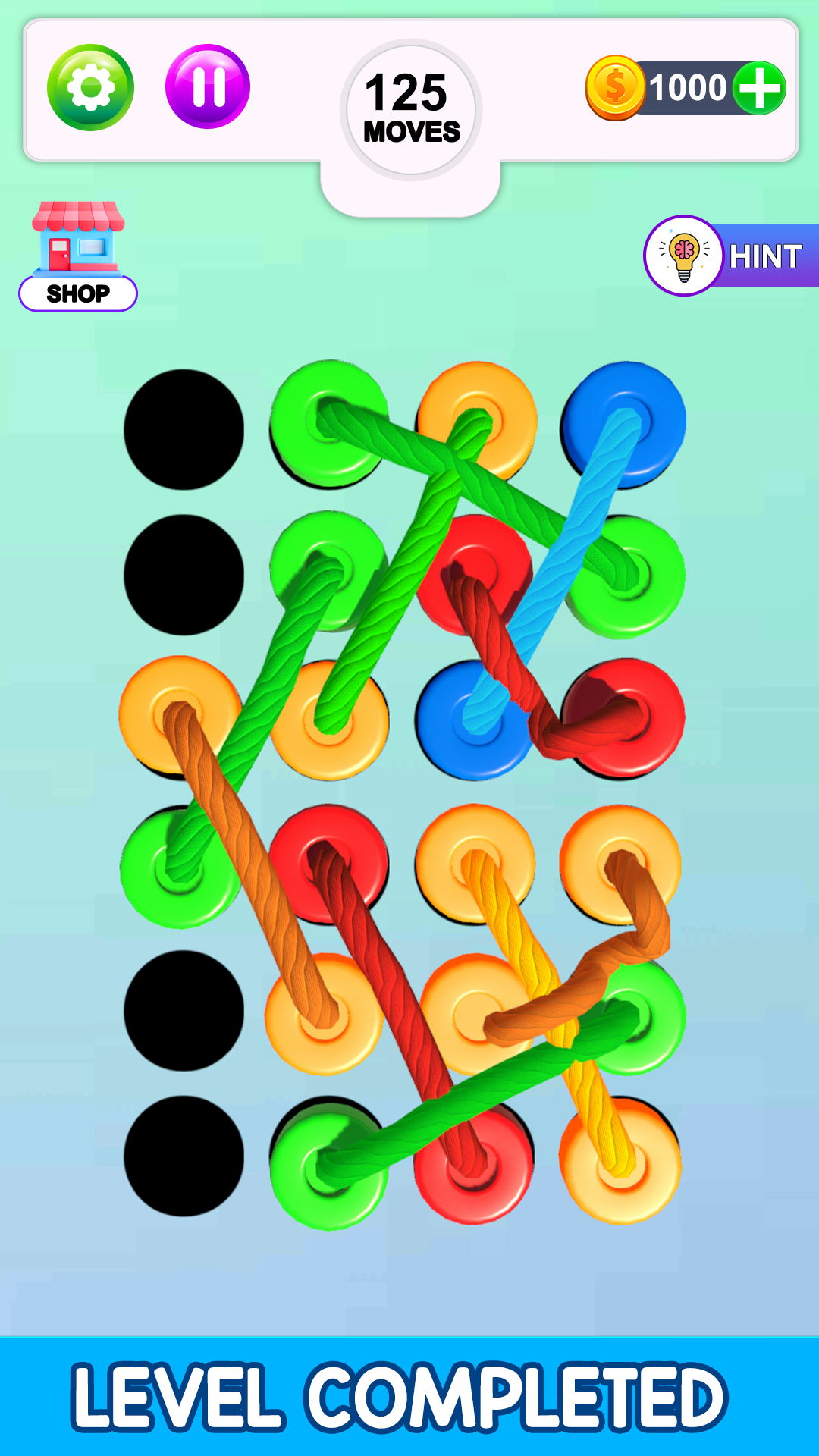 Twisted Tangle Rope Master Game 2024 to Untangle Rope Tangle Knot for Color Goods Sort Puzzle ...