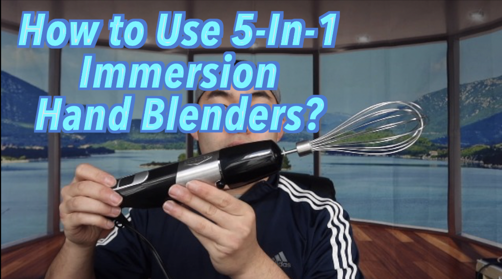 Watch How to Use 5-In-1 Immersion Hand Blenders? 2021 on Amazon Live