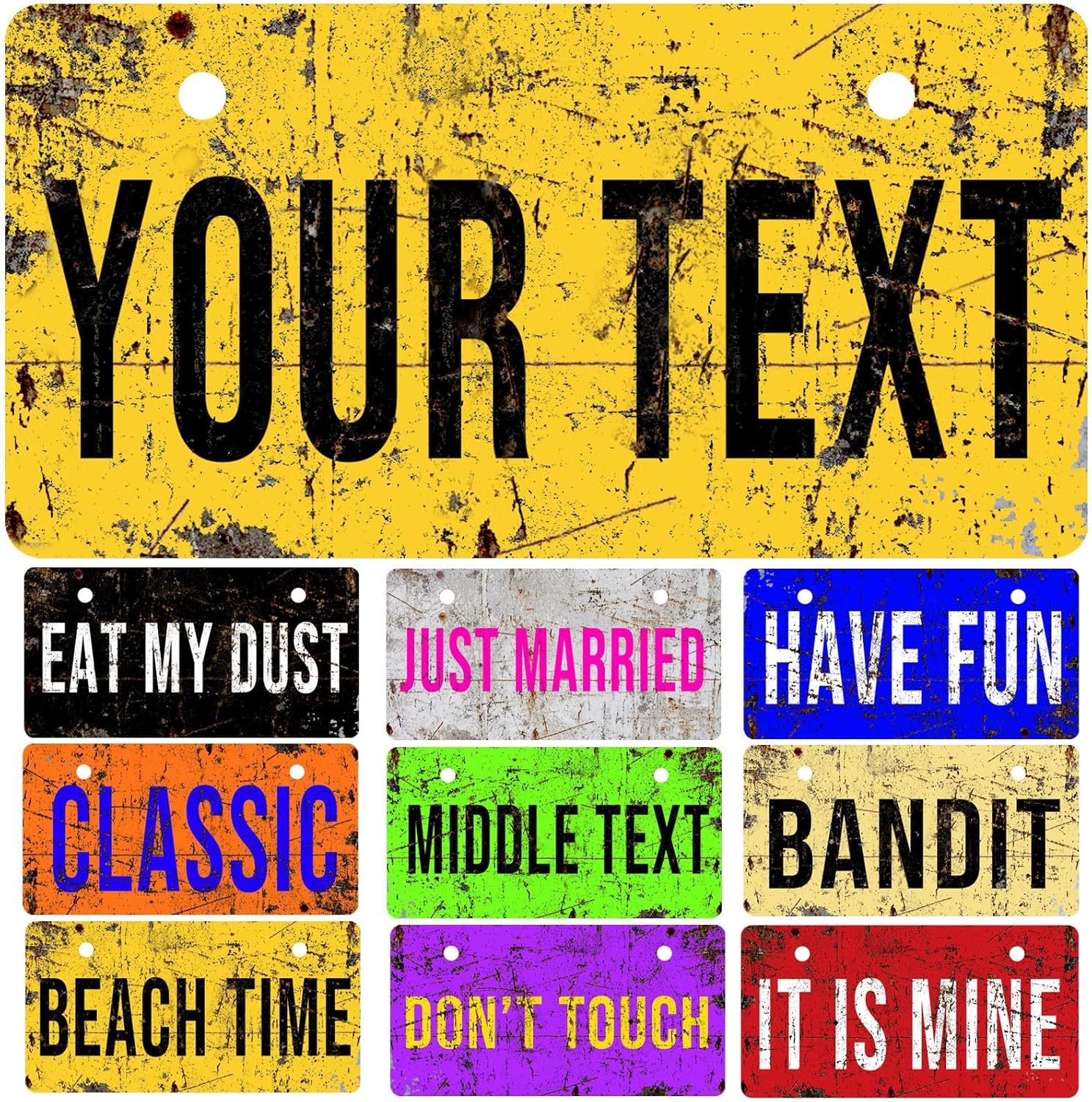 Amazon.com: Custom Mini License Plate - Design Your Own Car Tag ...