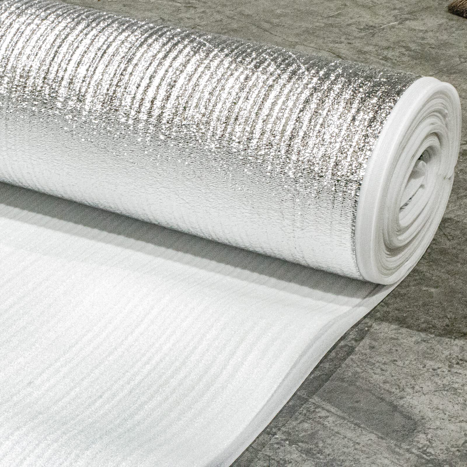 3mm Silver Acoustic Underlay Wood Laminate SPC Flooring Comfort ...