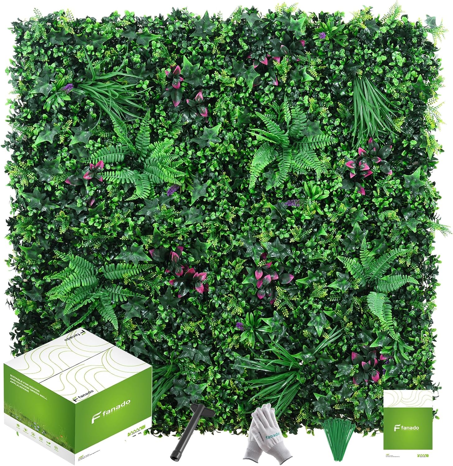 Amazon.com : Grass Wall Panels 20"x20"(12pcs), Artificial Hedge ...