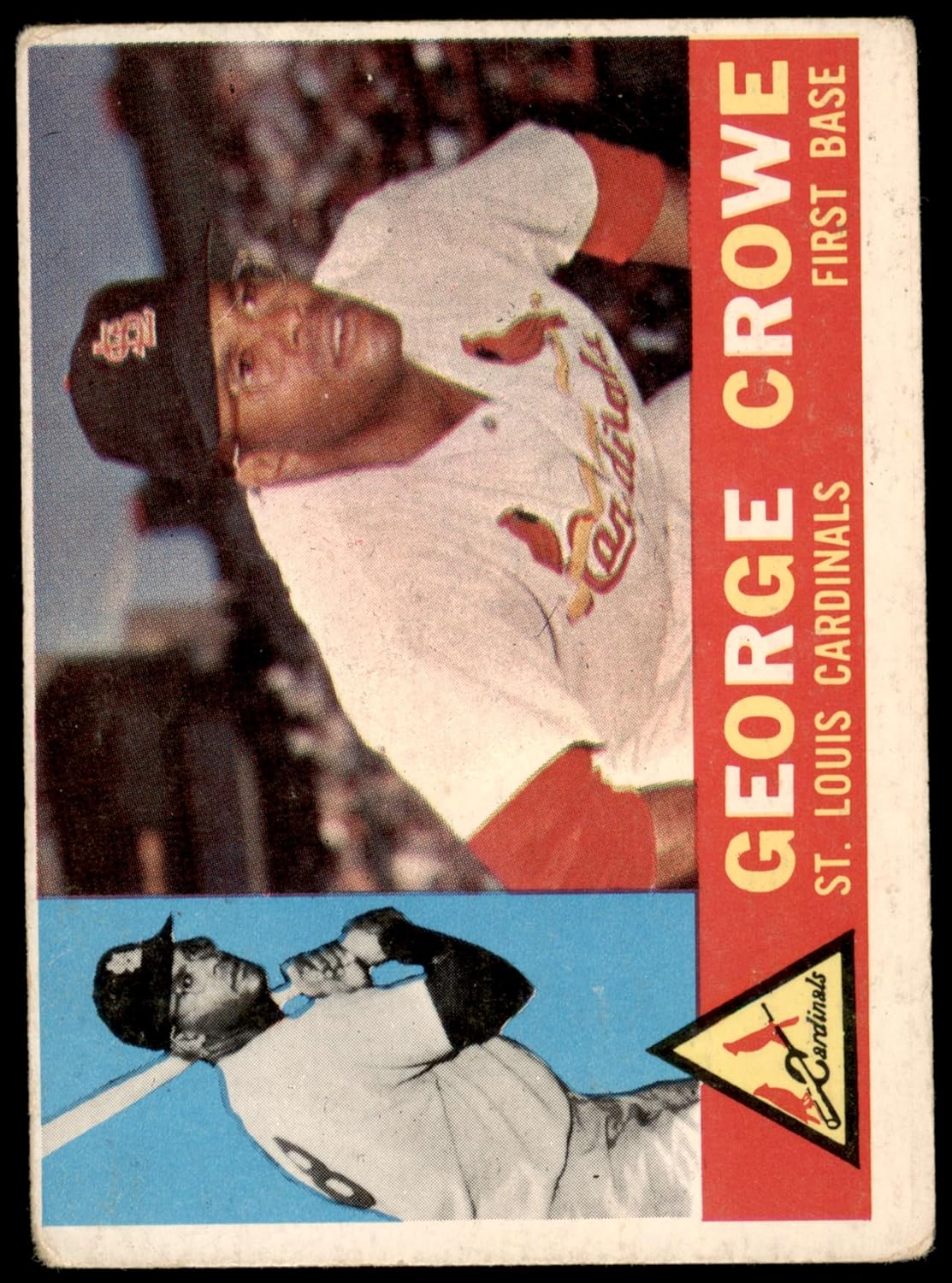 Amazon.com: 1960 Topps # 419 George Crowe St. Louis Cardinals (Baseball ...