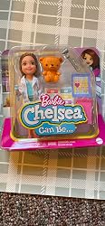 Amazon.com: Barbie Doll & Playset with Brunette Chelsea Can Be Doctor ...