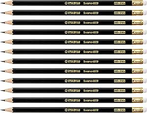 STABILO - Lápiz de grafito Swano E/T - Caja de 12 - HB : Amazon.com.mx ...