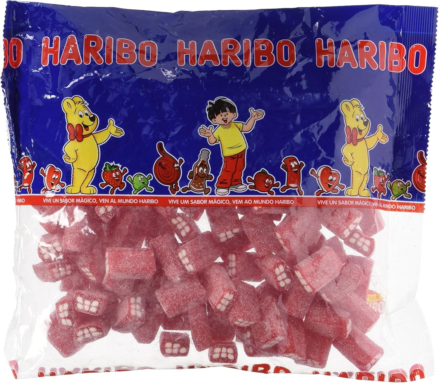 Haribo - Ladrillos Fresa Pica - Geles Dulces - 1 kg : Amazon.es ...