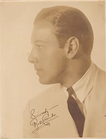 Authentic Original 1930s Russ Columbo Studio Fan Photo With Printed ...