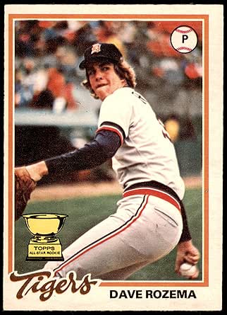 Amazon.com: 1978 O-Pee-Chee # 38 Dave Rozema Detroit Tigers (Baseball ...