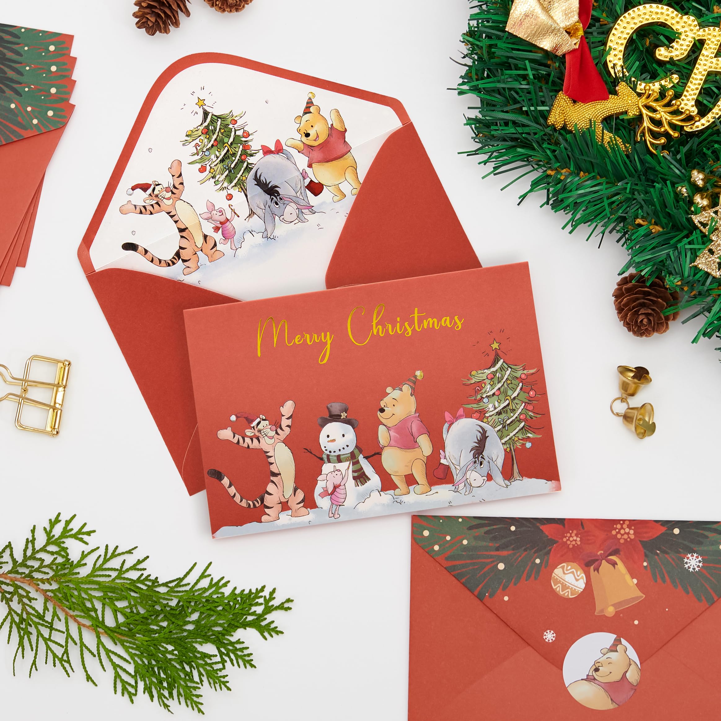 Snapklik.com : Crisky Winnie The Pooh Christmas Cards