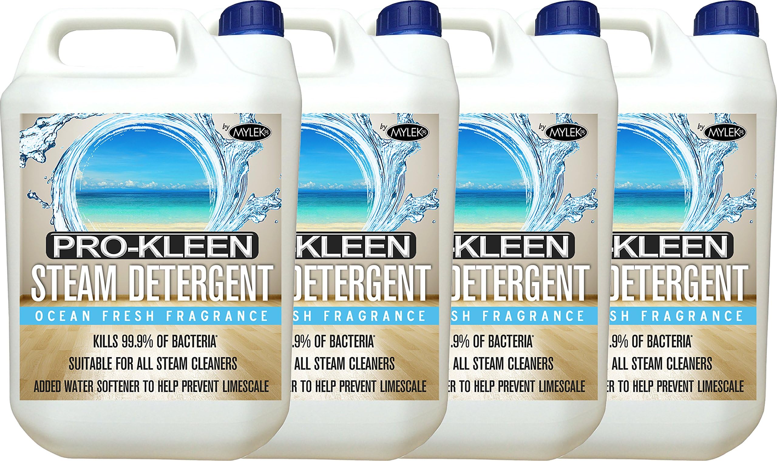 Pro-Kleen 3 x 5 litres Steam Detergent Ocean Fresh Fragrance for Steam ...