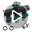 Amazon.com : Hose Splitter, 3 Way Heavy Duty, Hose Connector Rotated ...
