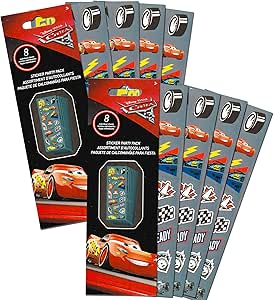 Amazon.com: Disney Pixar Cars Reward Stickers ~ Bundle Includes 16 Cars ...