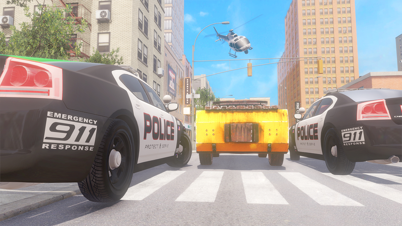 US Police Car Chase Simulation Game: Real Gangster Chase Games - App on ...