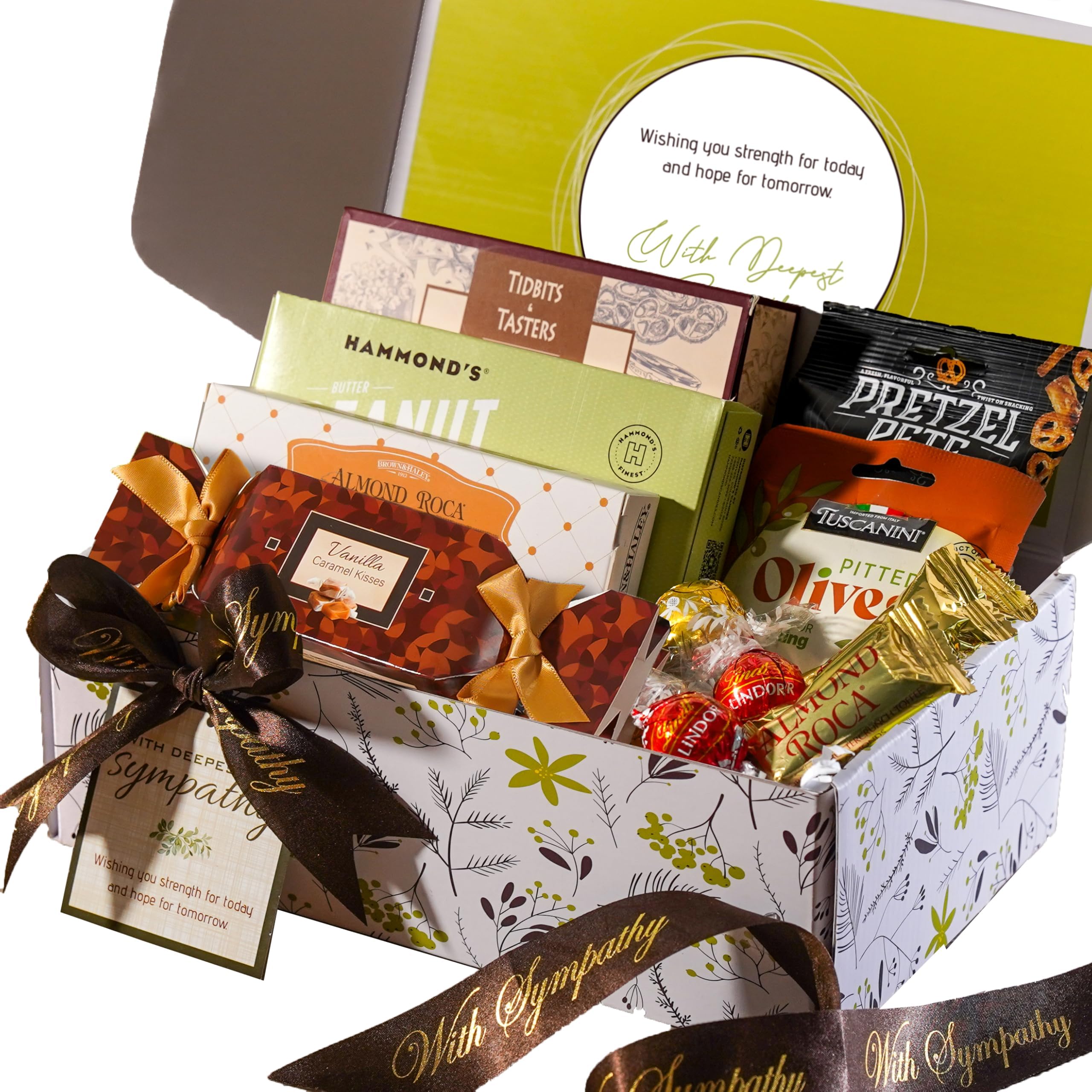 Amazon.com : Broadway Basketeers Sympathy Gift Box - Gourmet Delight ...