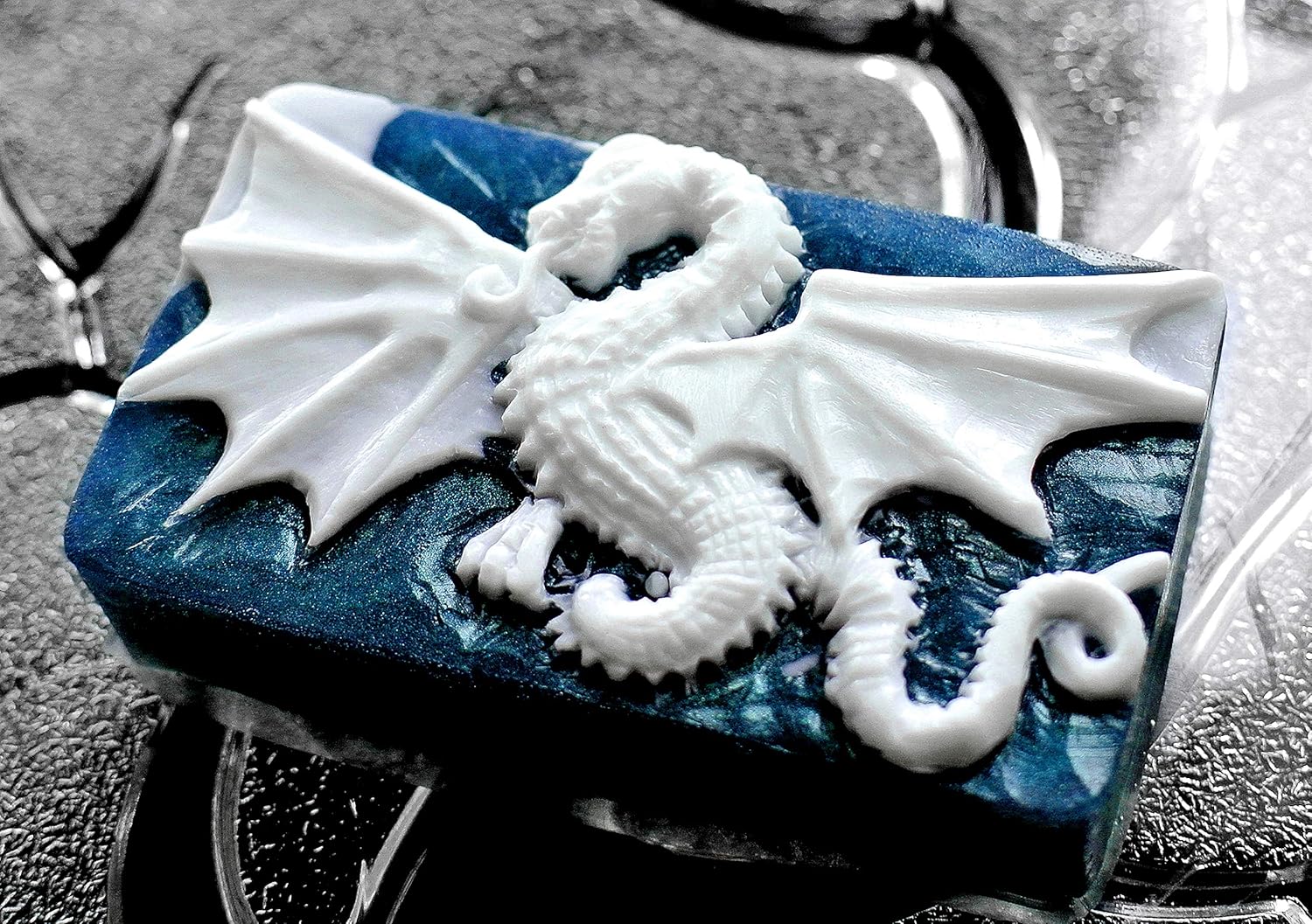 Amazon.com: ARTCRAFTMOLDS Dragon Silicone Mold for SOAP Making and ...